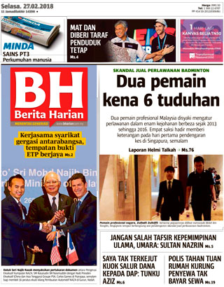 Berita Harian | Bharian 27.02.18 - Ookbee MY