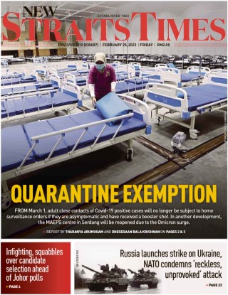 New Straits Timesโดย NST 25.02.2022 - อ่านอีบุ๊คที่อุ๊คบี