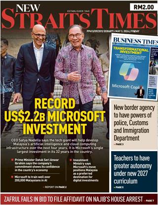 New Straits Timesโดย NST 03.05.2024 - อ่านอีบุ๊คที่อุ๊คบี