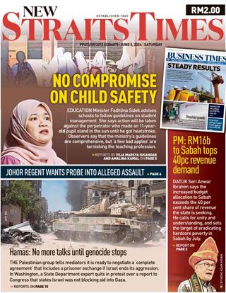 New Straits Timesโดย NST 01.06.2024 - อ่านอีบุ๊คที่อุ๊คบี