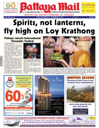 Pattaya Mail Newspaper | PM_1267_XXV-45_FRIDAY NOVEMBER 10 - NOVEMBER ...